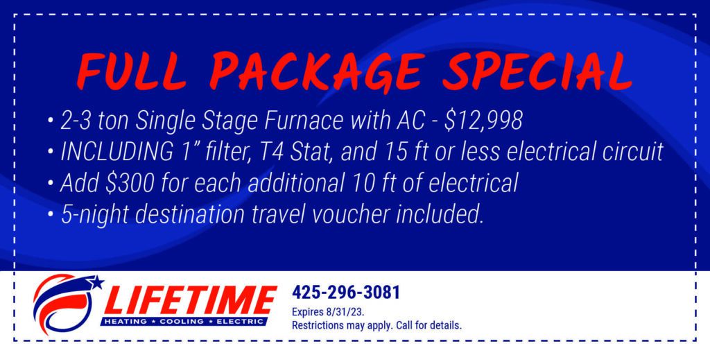 Specials | Heating & Cooling Installations & Repairs | WA